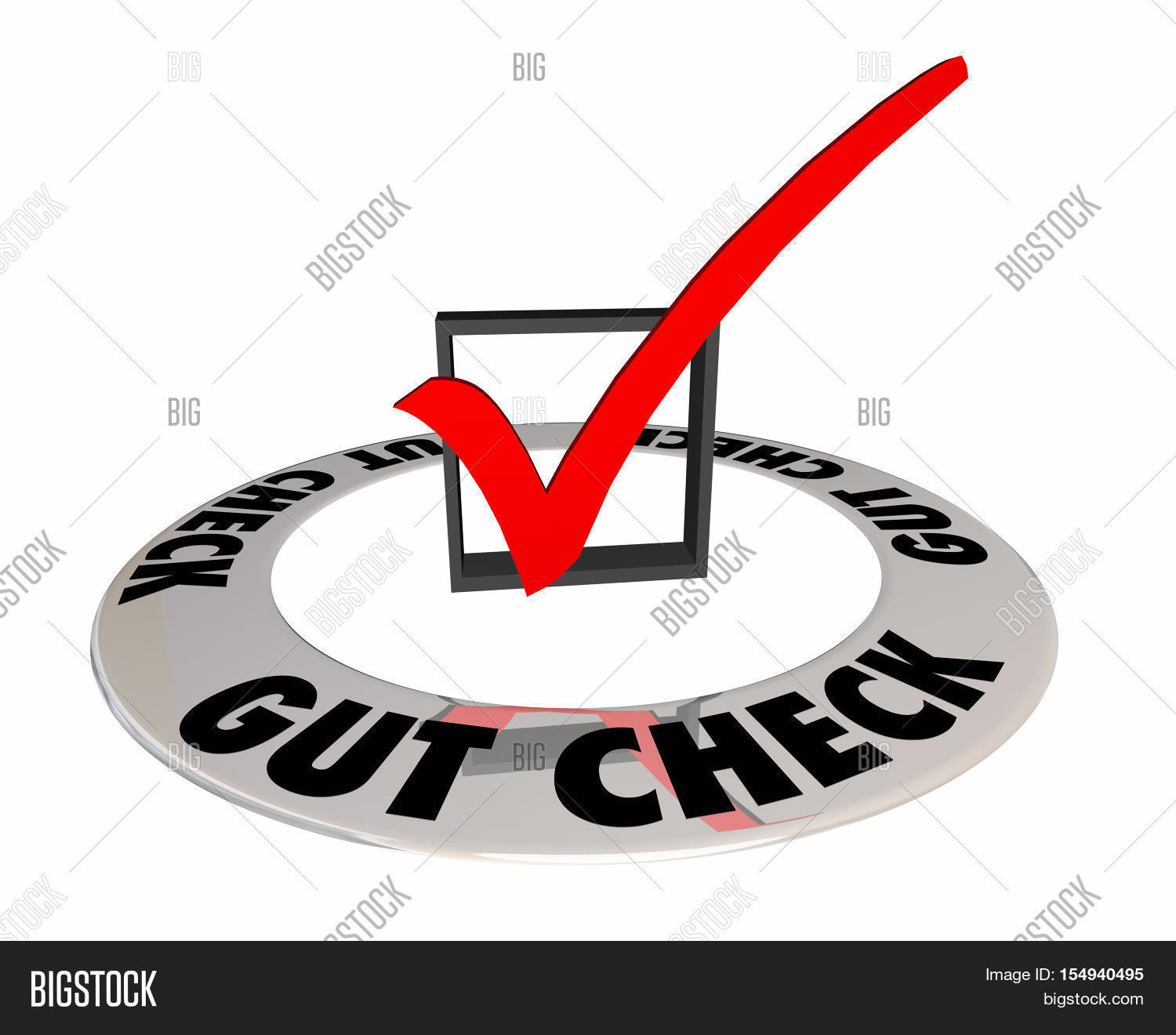 Gut Check Intuition Image & Photo (Free Trial) | Bigstock