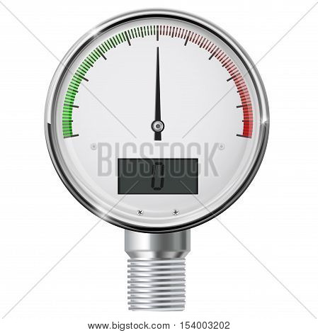 Manometer. Vector Vector & Photo (Free Trial) | Bigstock