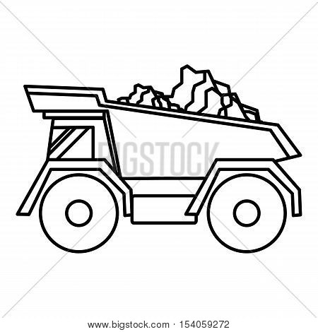 Tipper Icon. Outline Vector & Photo (Free Trial) | Bigstock