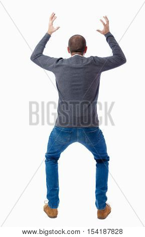 Back View Shocked Man Image & Photo (Free Trial) | Bigstock