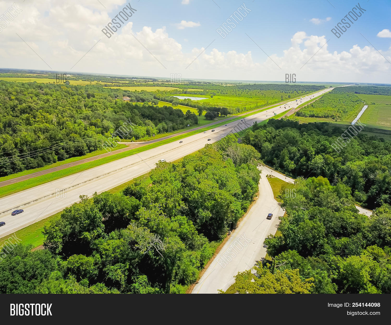 Aerial View Interstate Image & Photo (Free Trial) | Bigstock