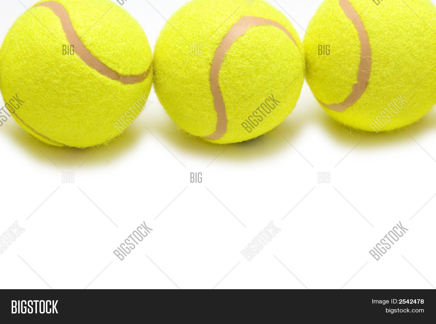 Three Tennis Balls Image & Photo (Free Trial) | Bigstock