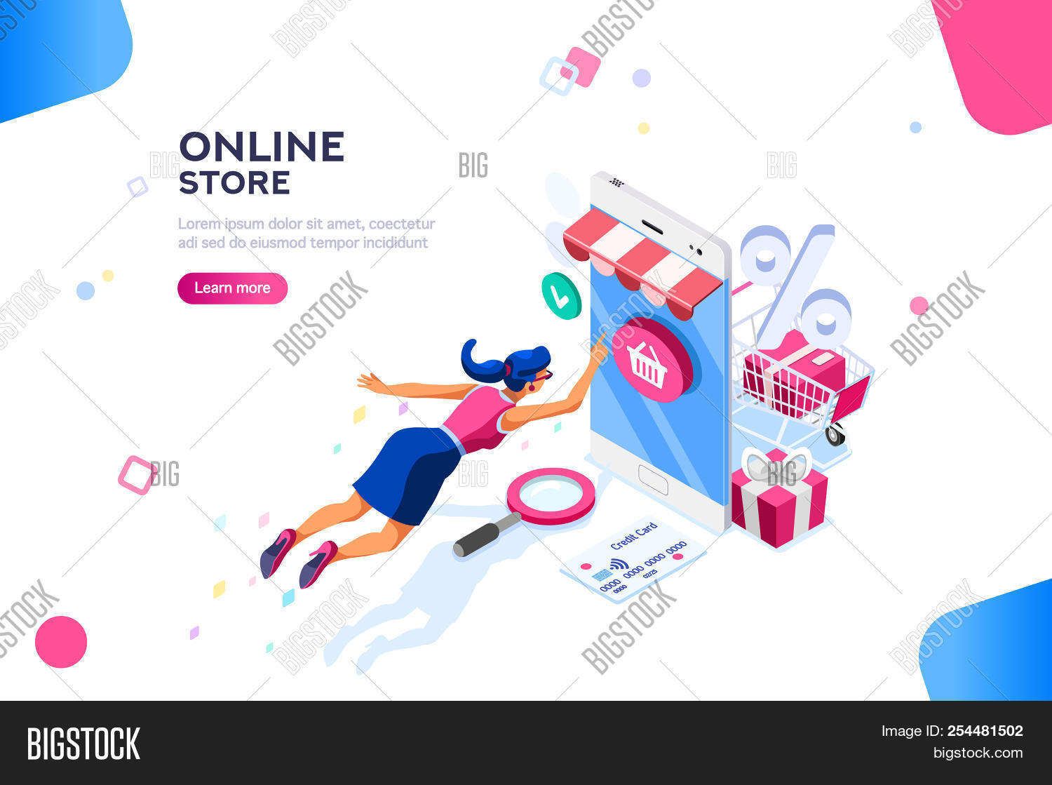 Concept Young Buyer Vector & Photo (Free Trial) | Bigstock