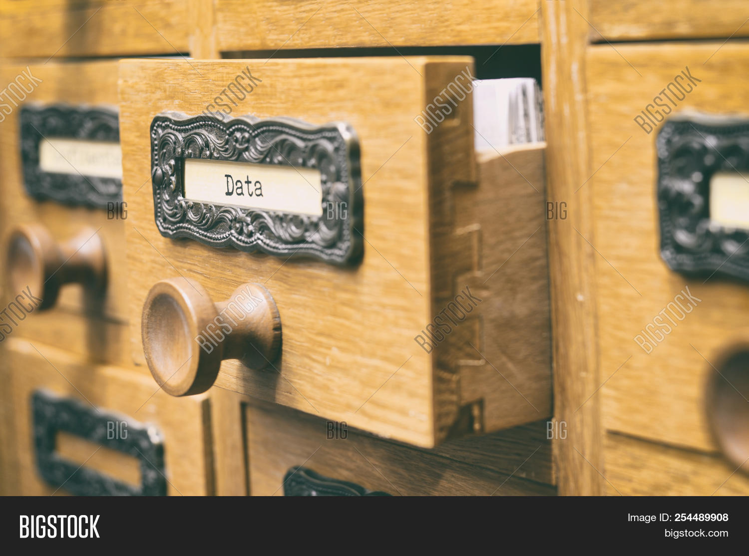 Archives Card Catalog Image & Photo (Free Trial) | Bigstock