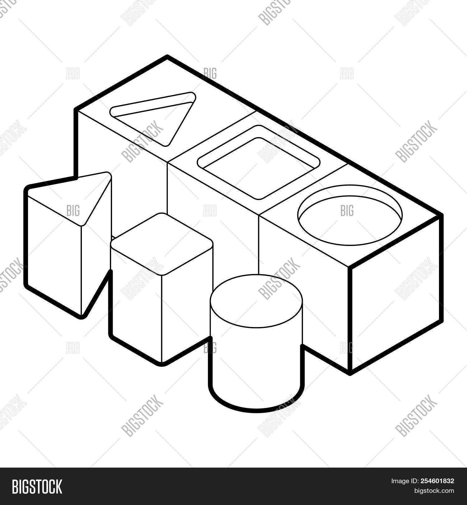 Shape Sorter Toy Icon Image & Photo (Free Trial) | Bigstock