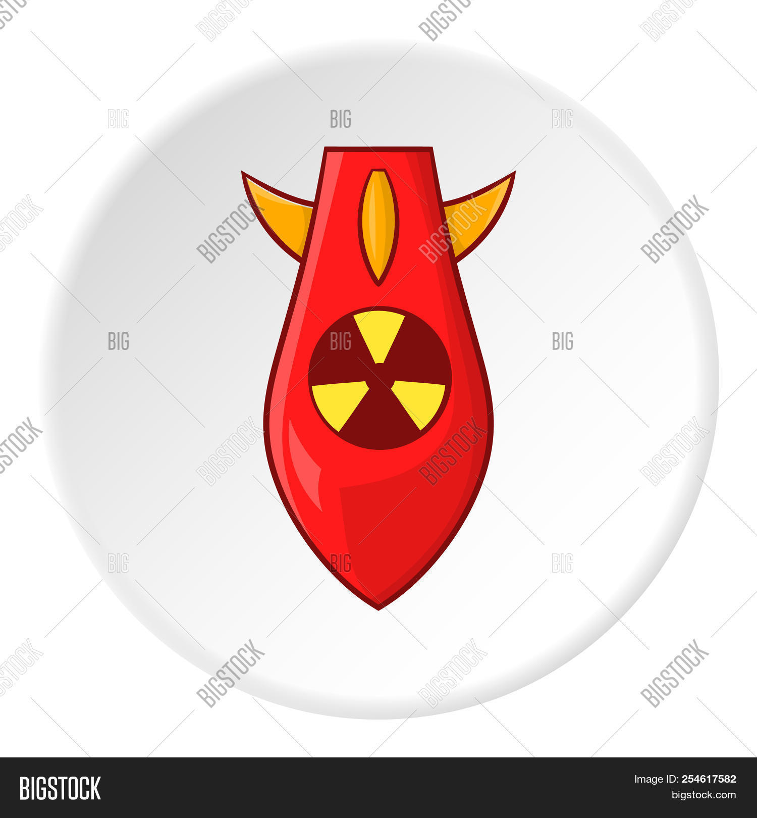 Nuclear Warhead Icon. Image & Photo (Free Trial) | Bigstock