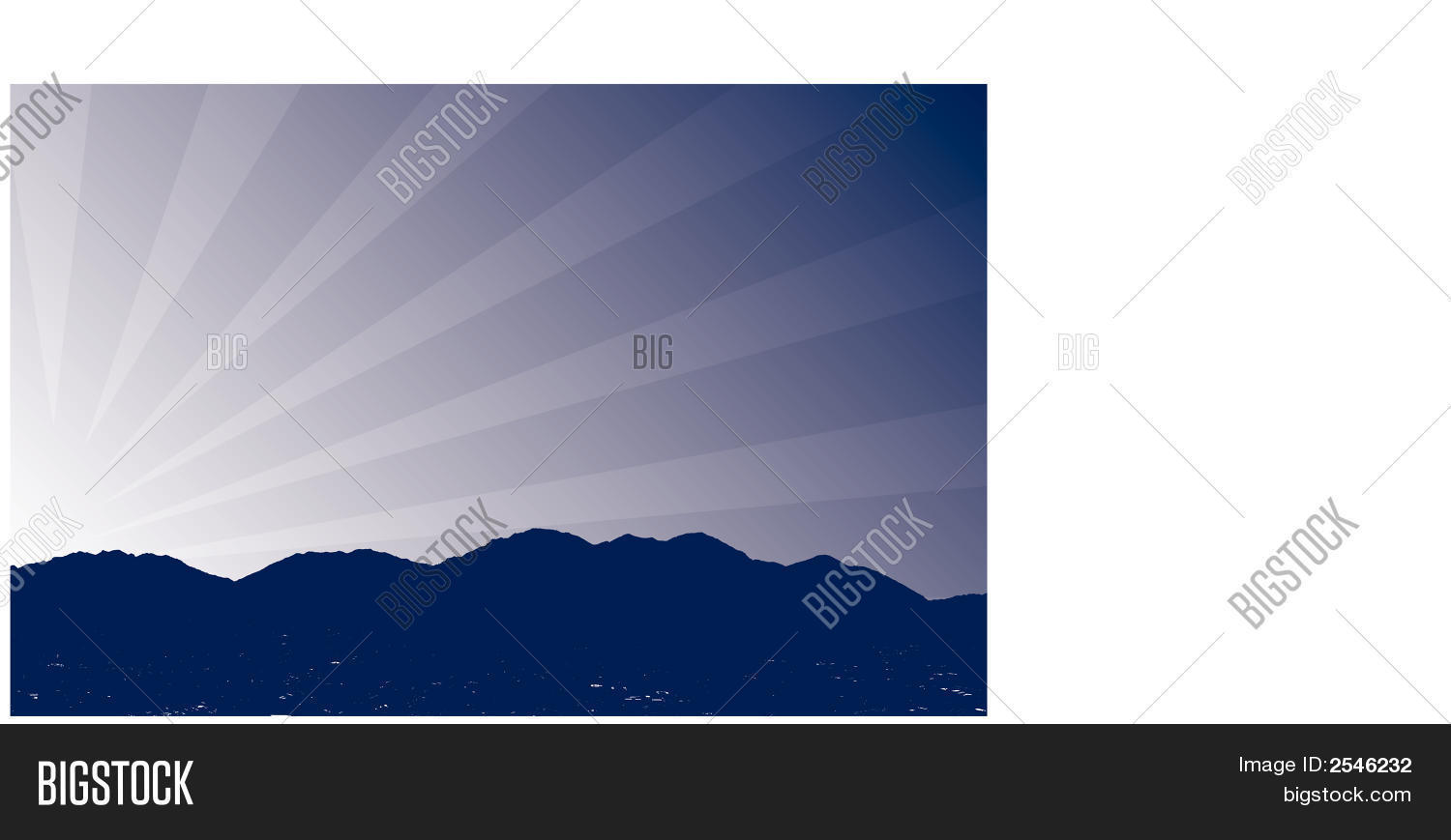 Mountain Sunrise Vector & Photo (Free Trial) | Bigstock