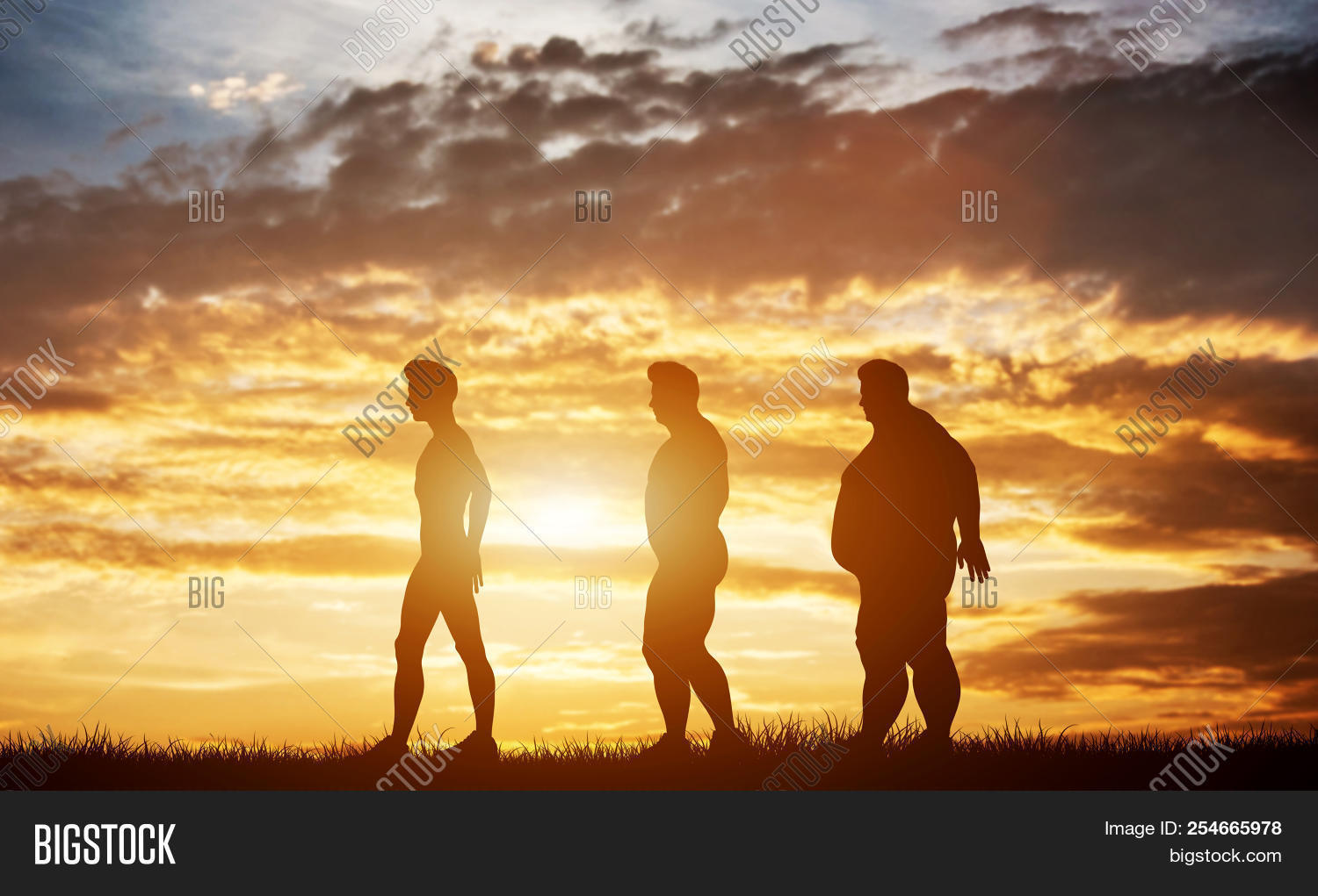 Three Men Silhouettes Image & Photo (Free Trial) | Bigstock