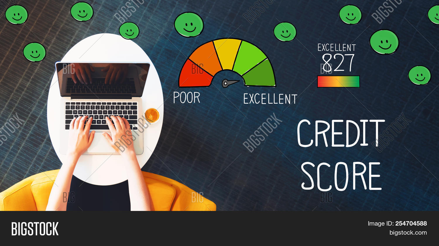 Excellent Credit Score Image & Photo (Free Trial) | Bigstock