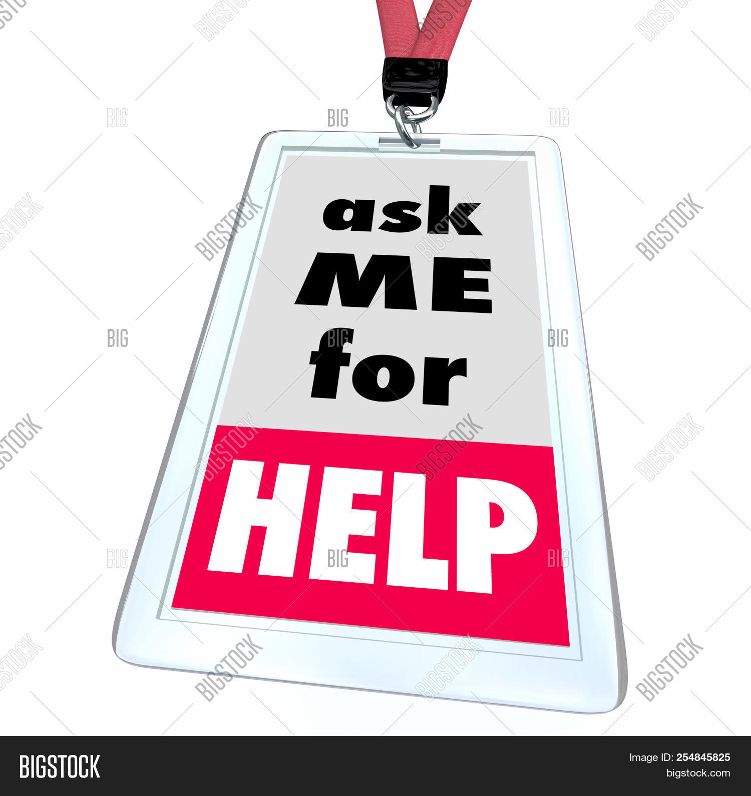 Ask Me Help Customer Image & Photo (Free Trial) | Bigstock