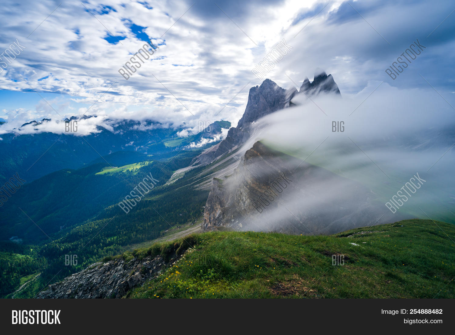 Seceda Mountain Image & Photo (Free Trial) | Bigstock