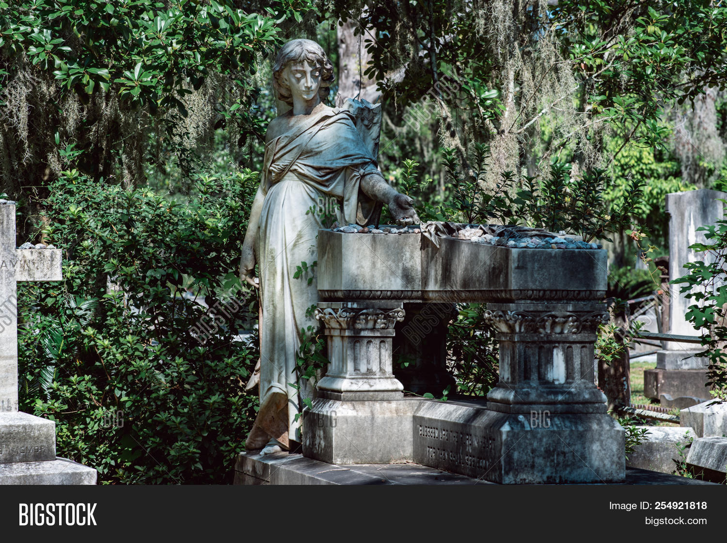 Cemetery Statuary Image & Photo (Free Trial) | Bigstock