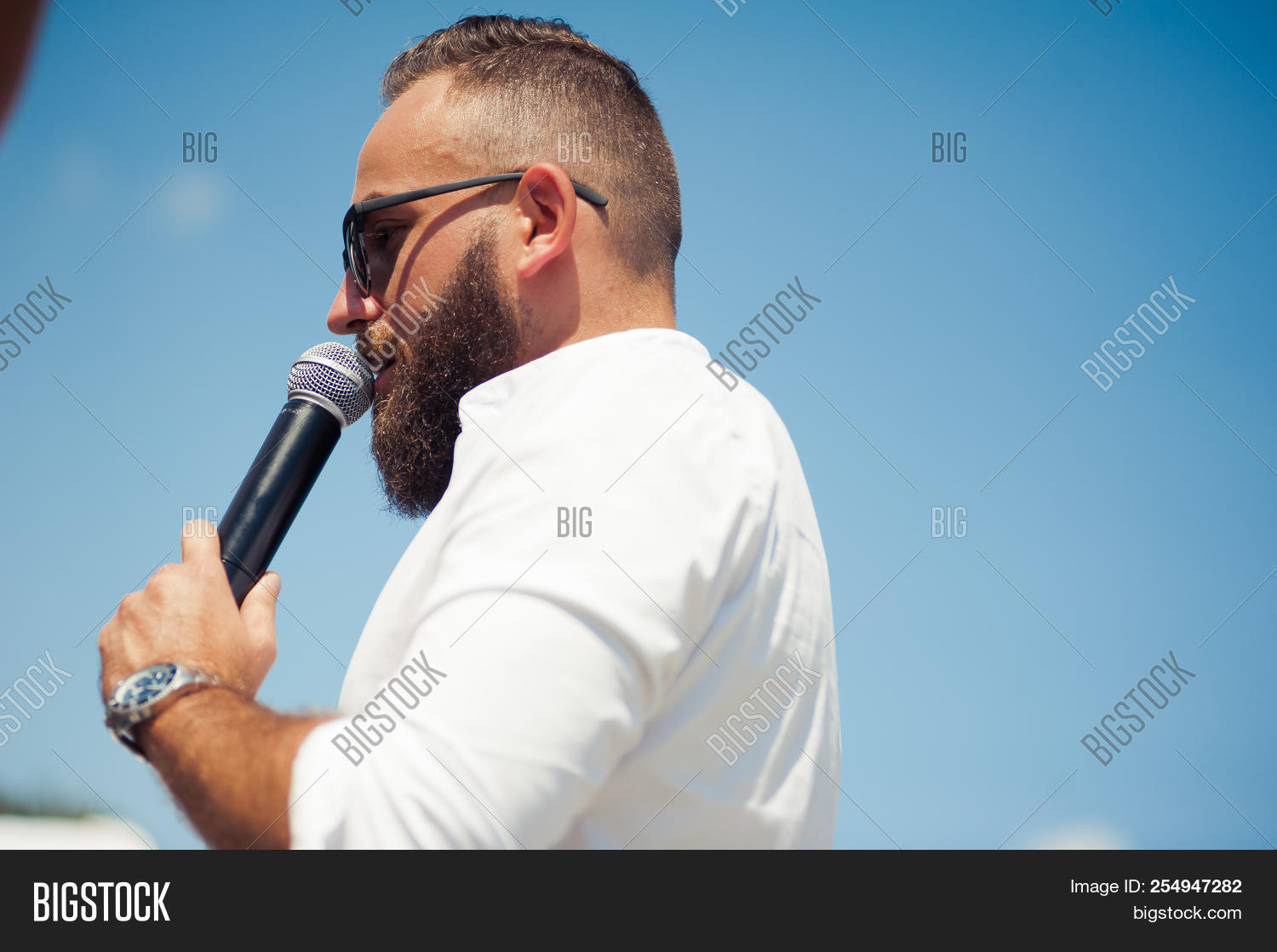 Presenter On Stage Image & Photo (Free Trial) | Bigstock