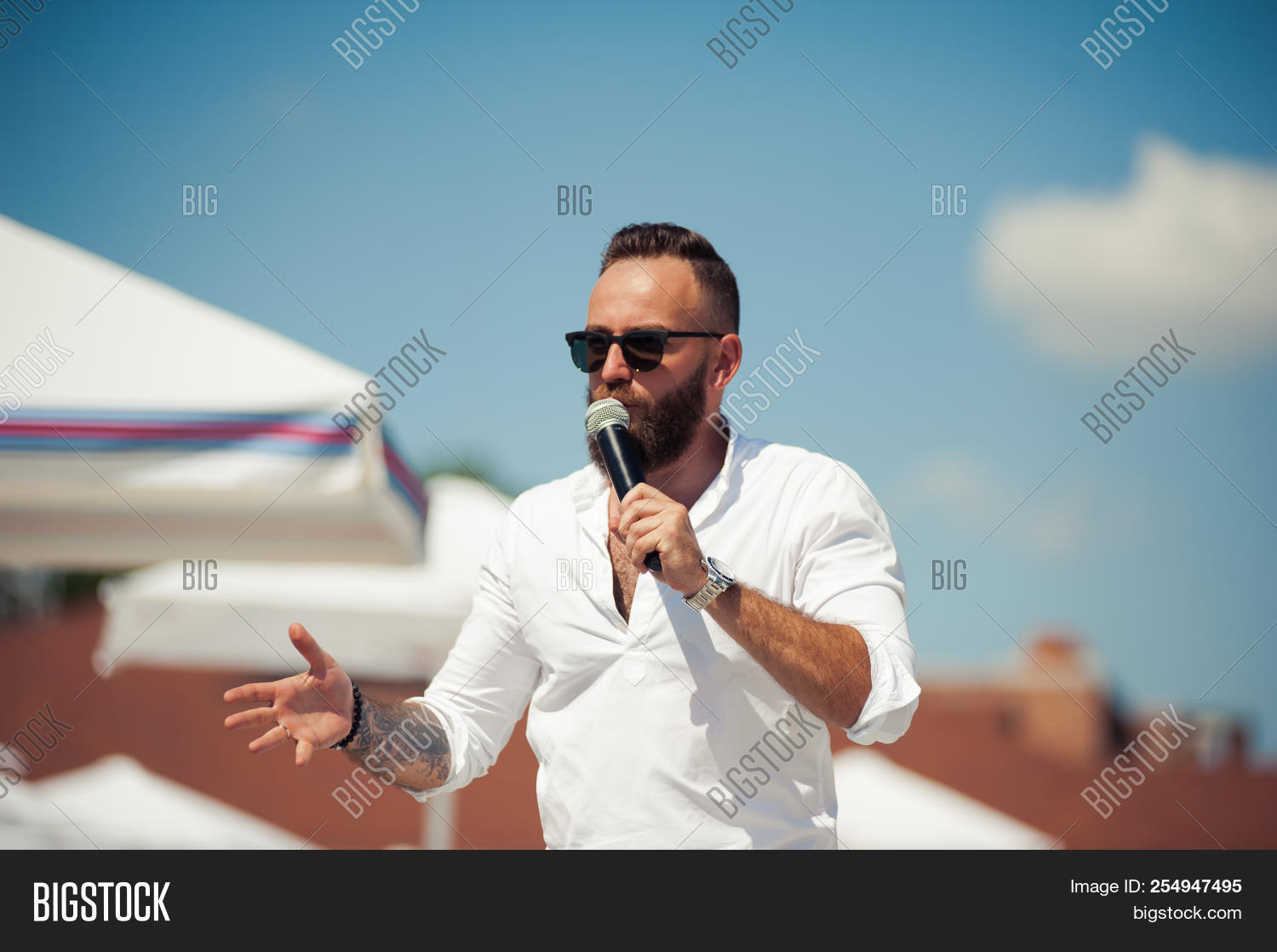 Presenter On Stage Image & Photo (Free Trial) | Bigstock