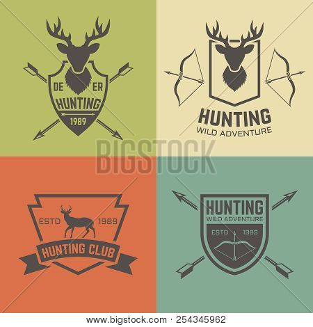 Hunting Club Set Vector & Photo (Free Trial) | Bigstock