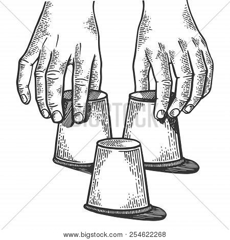 Shell Game Vector & Photo (Free Trial) | Bigstock