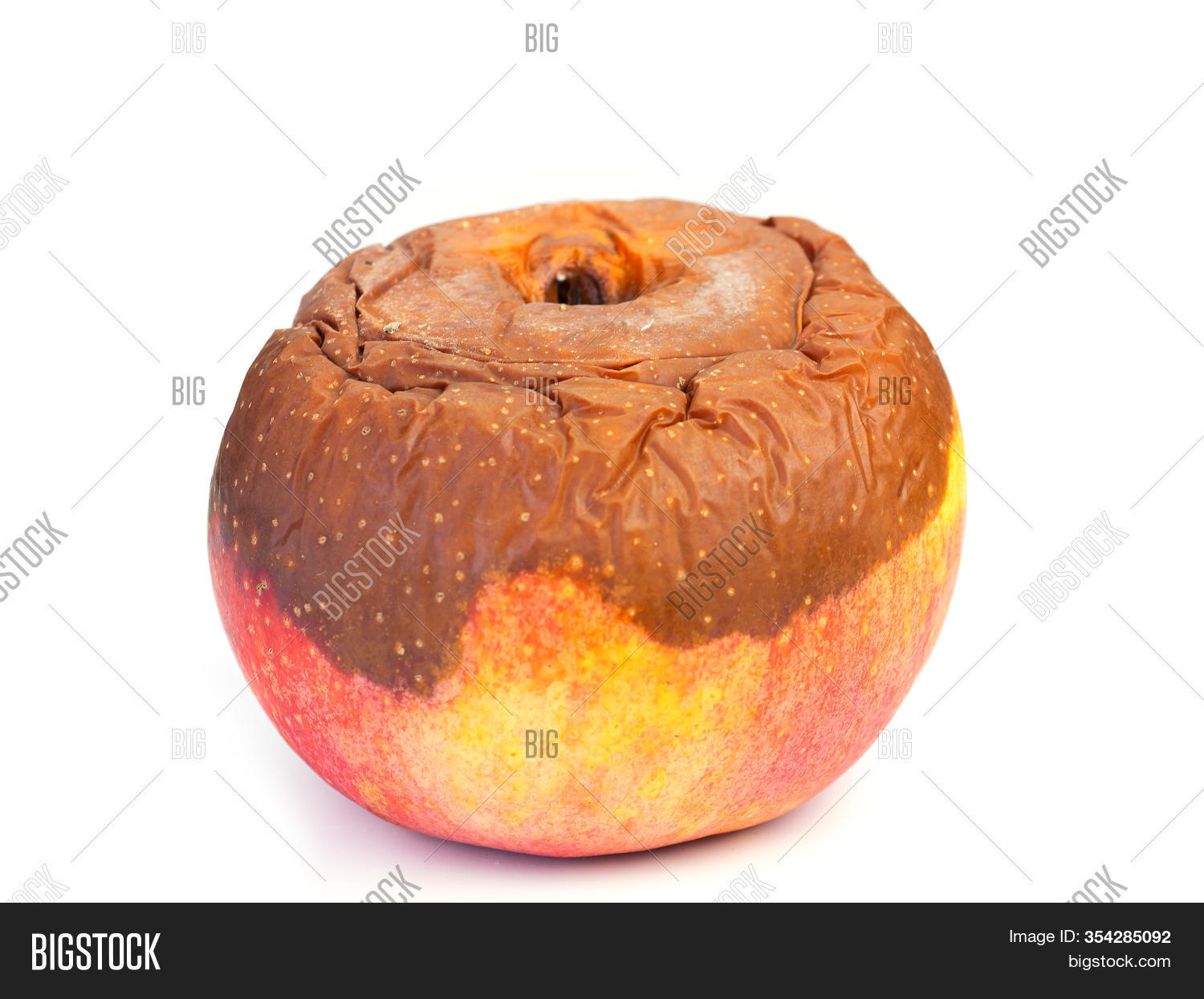 Rotten Apple Isolated Image & Photo (Free Trial) | Bigstock