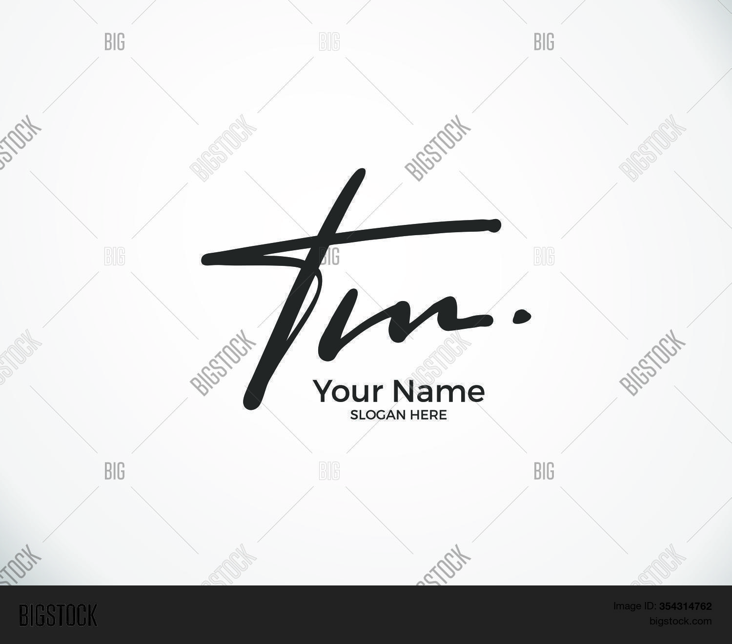 T M Tm Initial Logo Vector & Photo (Free Trial) | Bigstock