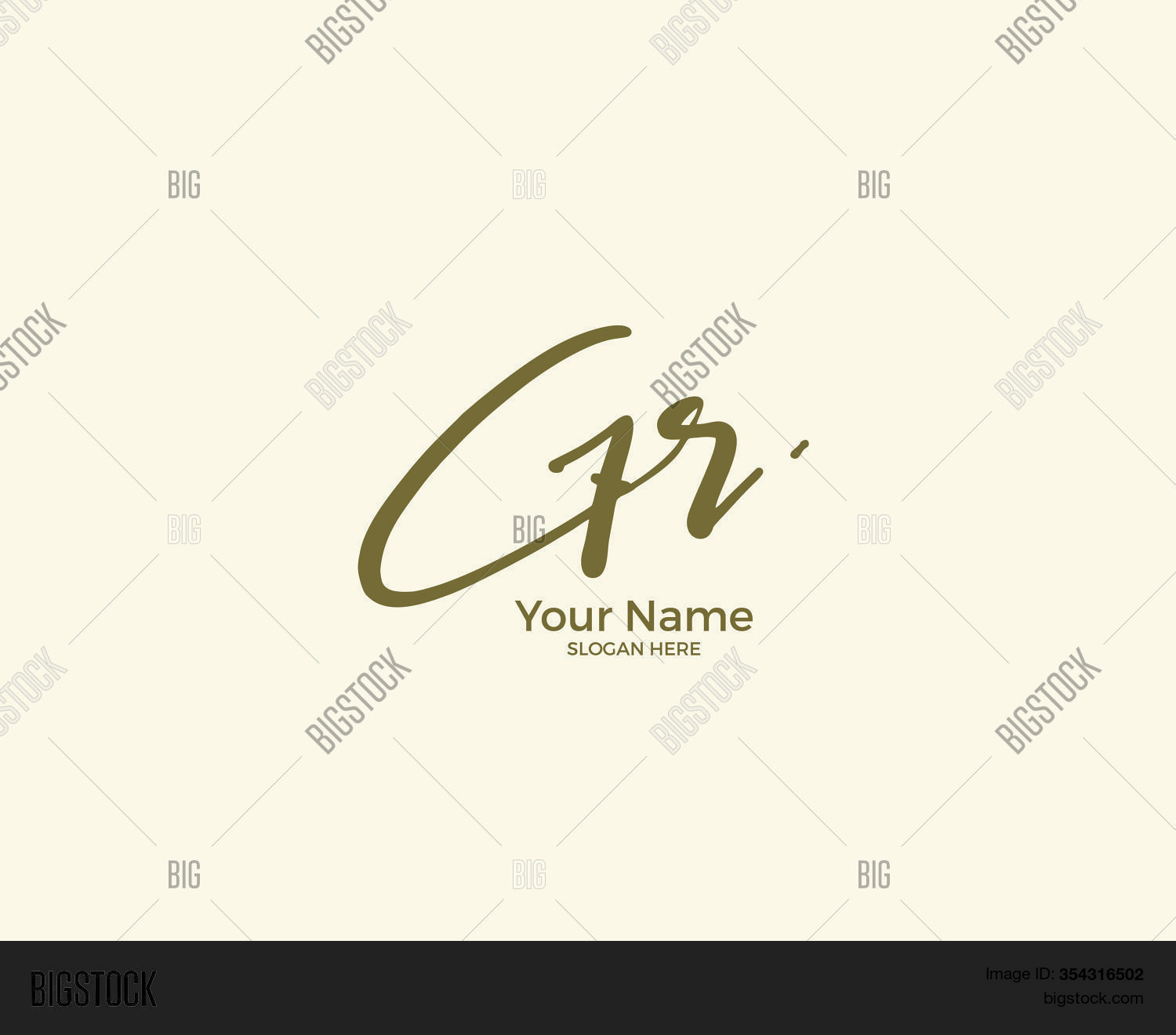 G R Gr Initial Logo Vector & Photo (Free Trial) | Bigstock