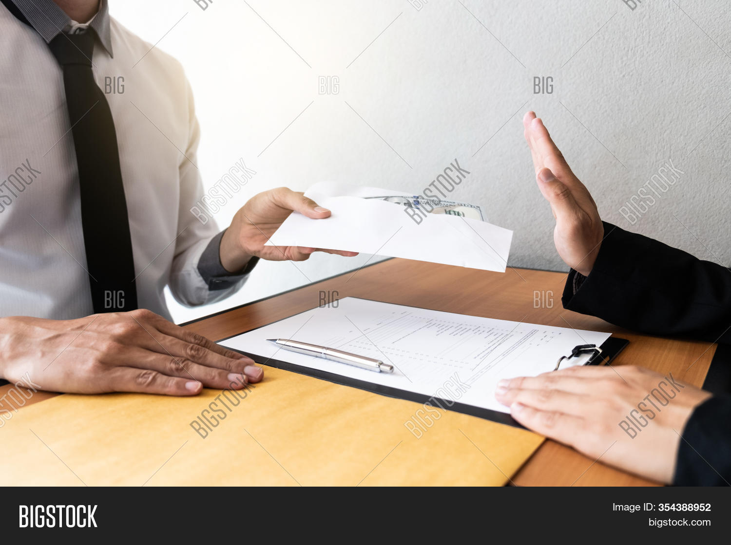 Businessman Receiving Image & Photo (Free Trial) | Bigstock