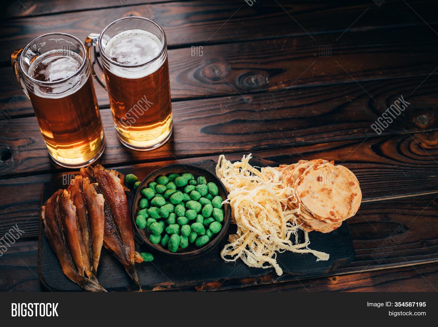 Selection Beer Snacks Image & Photo (Free Trial) | Bigstock