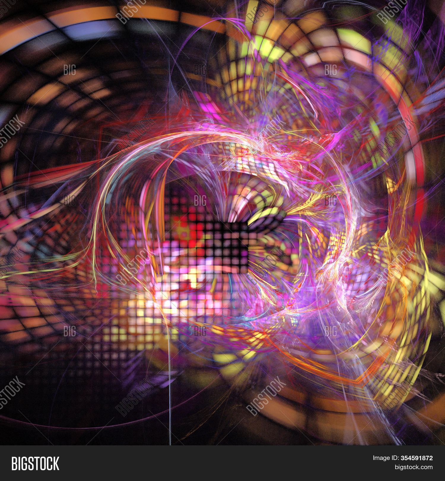 Digital Pixel Chaos. Image & Photo (Free Trial) | Bigstock