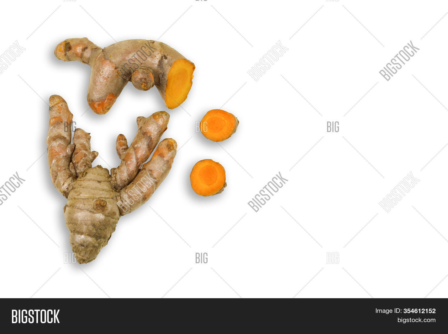 Fresh Turmeric Roots Image & Photo (Free Trial) | Bigstock