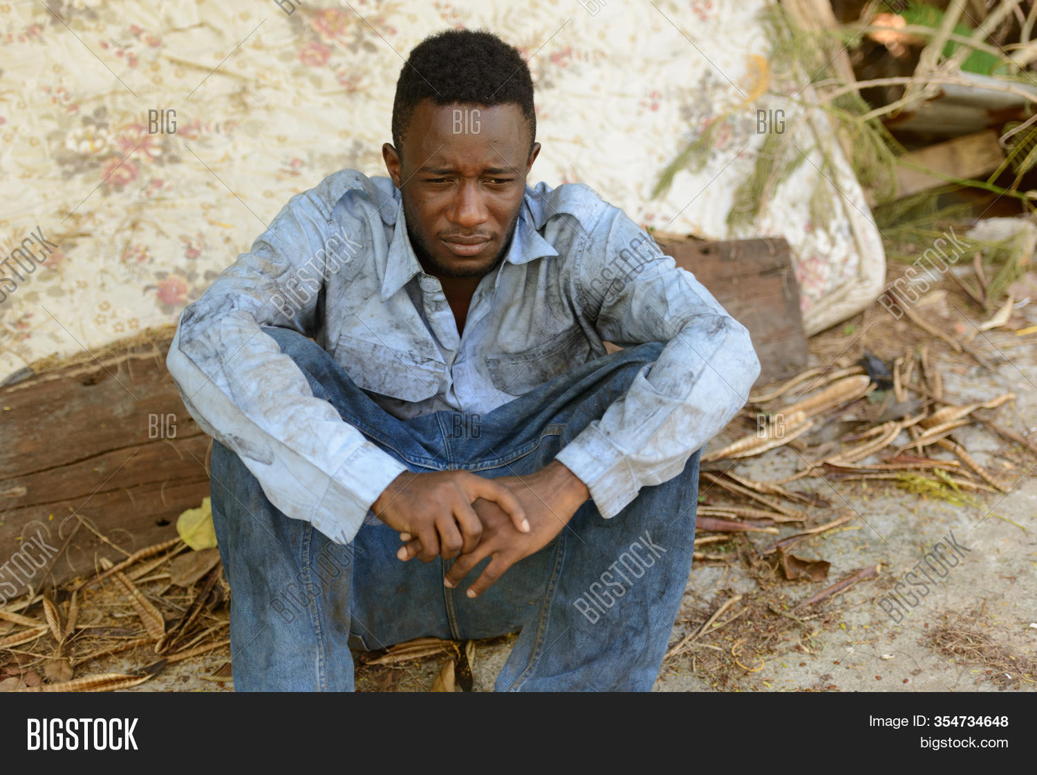 Sad Young Homeless Image & Photo (Free Trial) | Bigstock