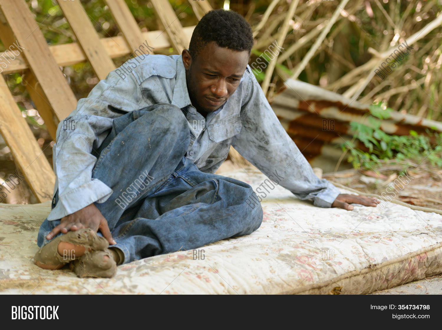 Sad Young Homeless Image & Photo (Free Trial) | Bigstock