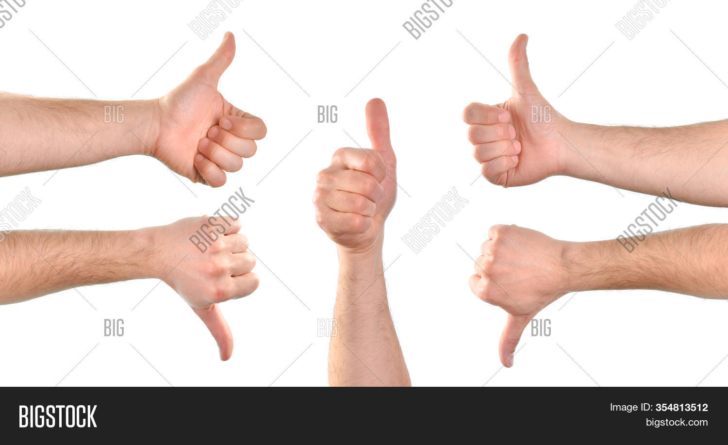 Five Hands Showing Image & Photo (Free Trial) | Bigstock