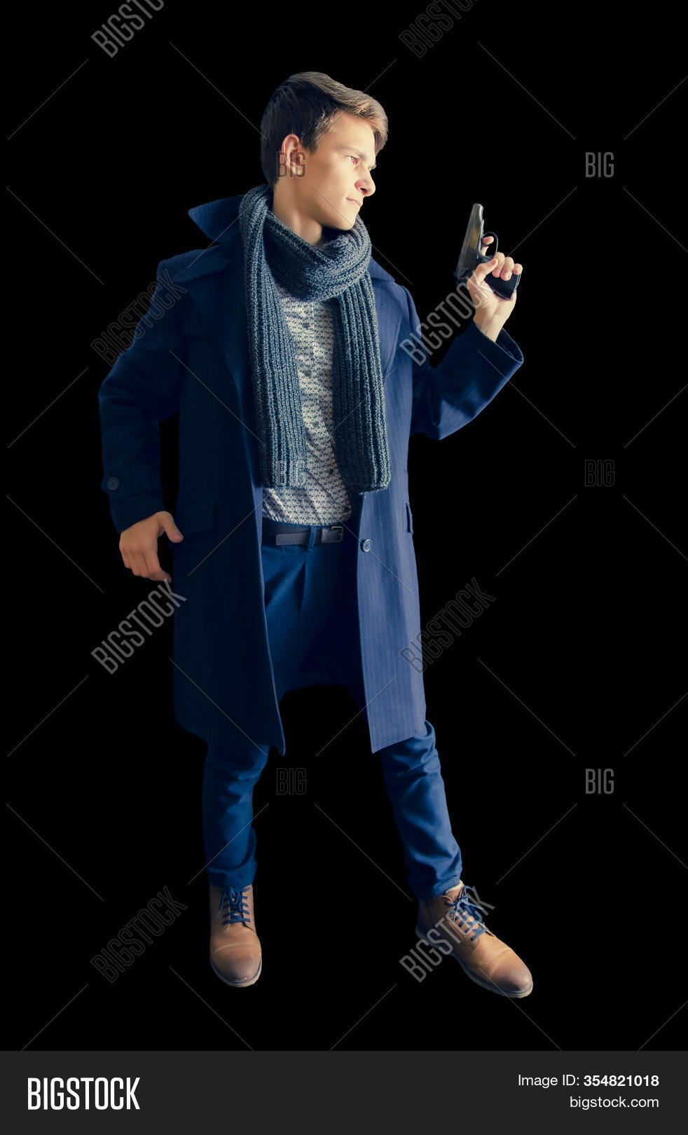 Side View Young Cop Image & Photo (Free Trial) | Bigstock