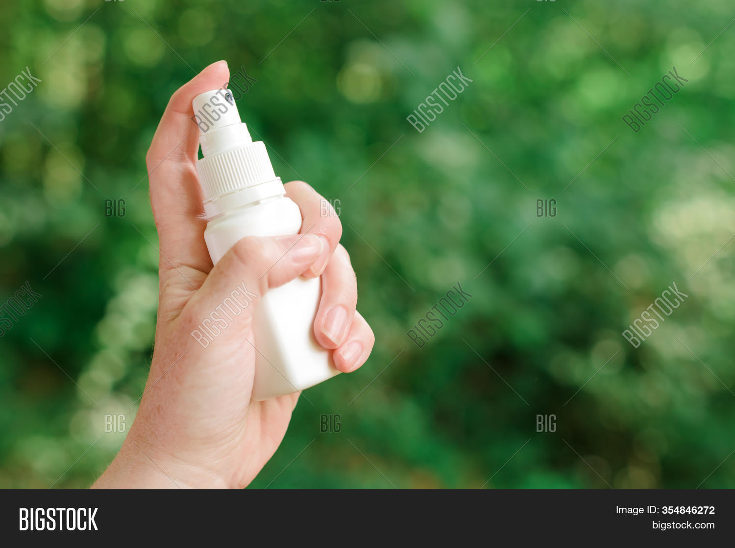 Woman Using Antiseptic Image & Photo (Free Trial) | Bigstock