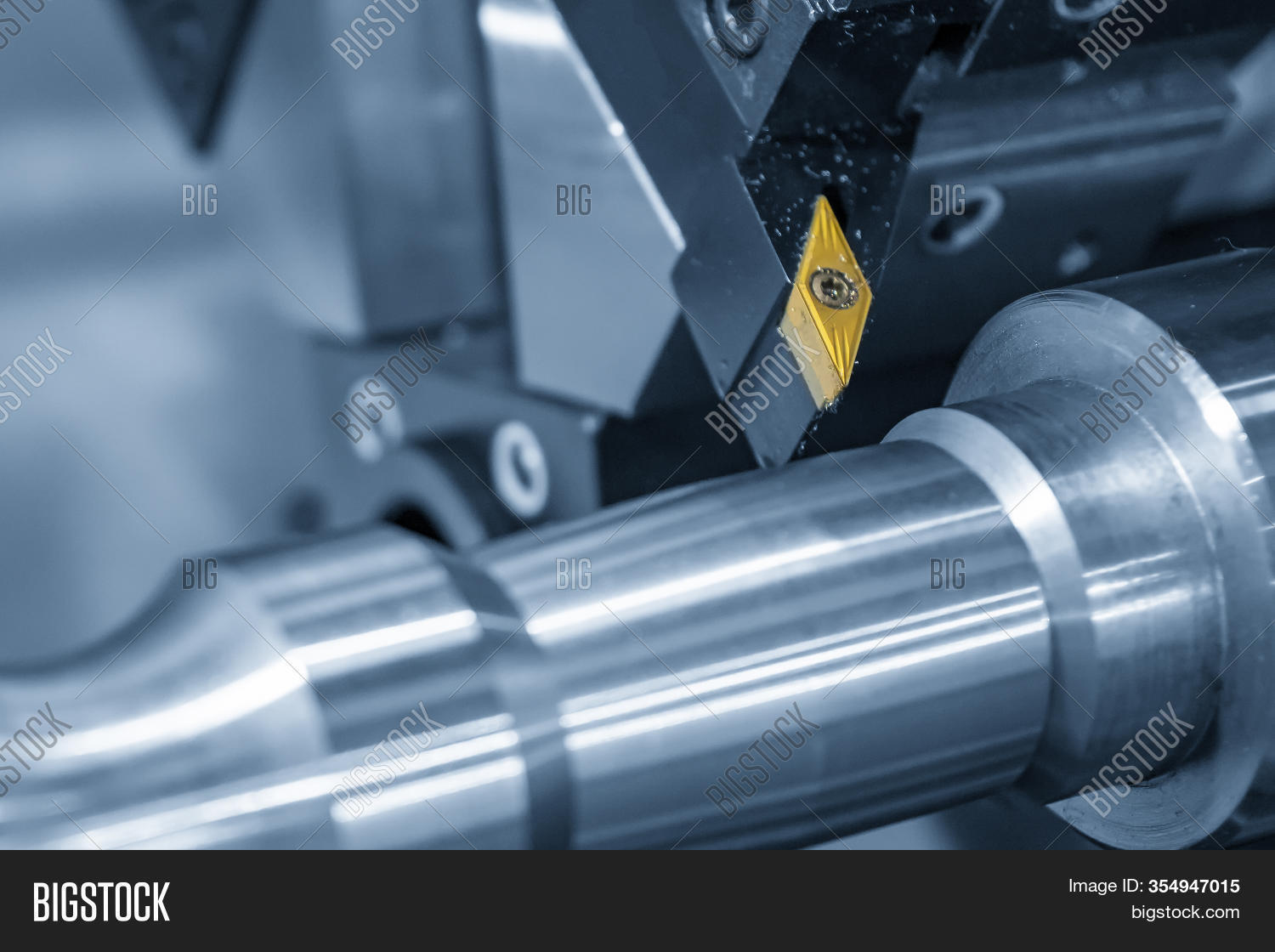 Cnc Lathe Machine Image & Photo (Free Trial) | Bigstock
