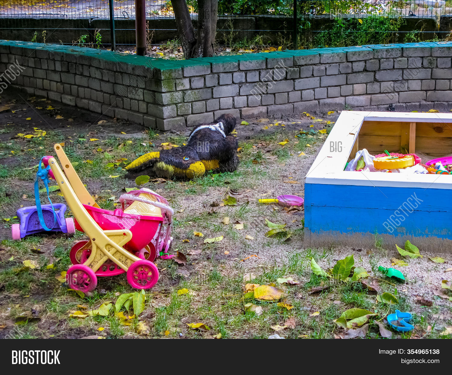 Toys Left By Children Image & Photo (Free Trial) | Bigstock