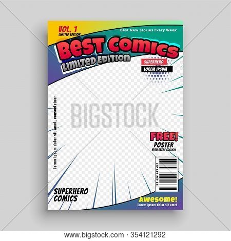 Comic Book Cover Vector & Photo (Free Trial) | Bigstock