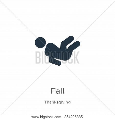 Fall Icon Vector. Vector & Photo (Free Trial) | Bigstock