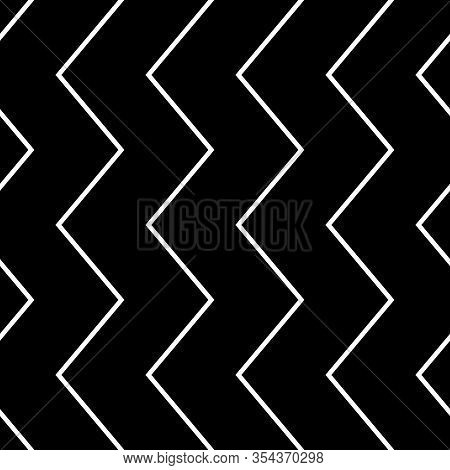 White Zig Zag Lines Vector & Photo (Free Trial) | Bigstock