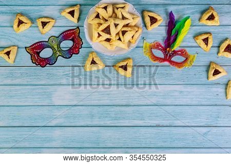 Purim Mask Triangle Image & Photo (Free Trial) | Bigstock