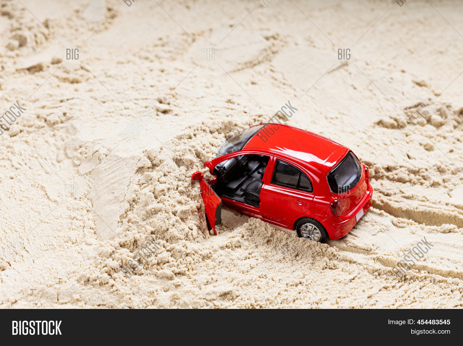Car Stuck Sand, Image & Photo (Free Trial) | Bigstock