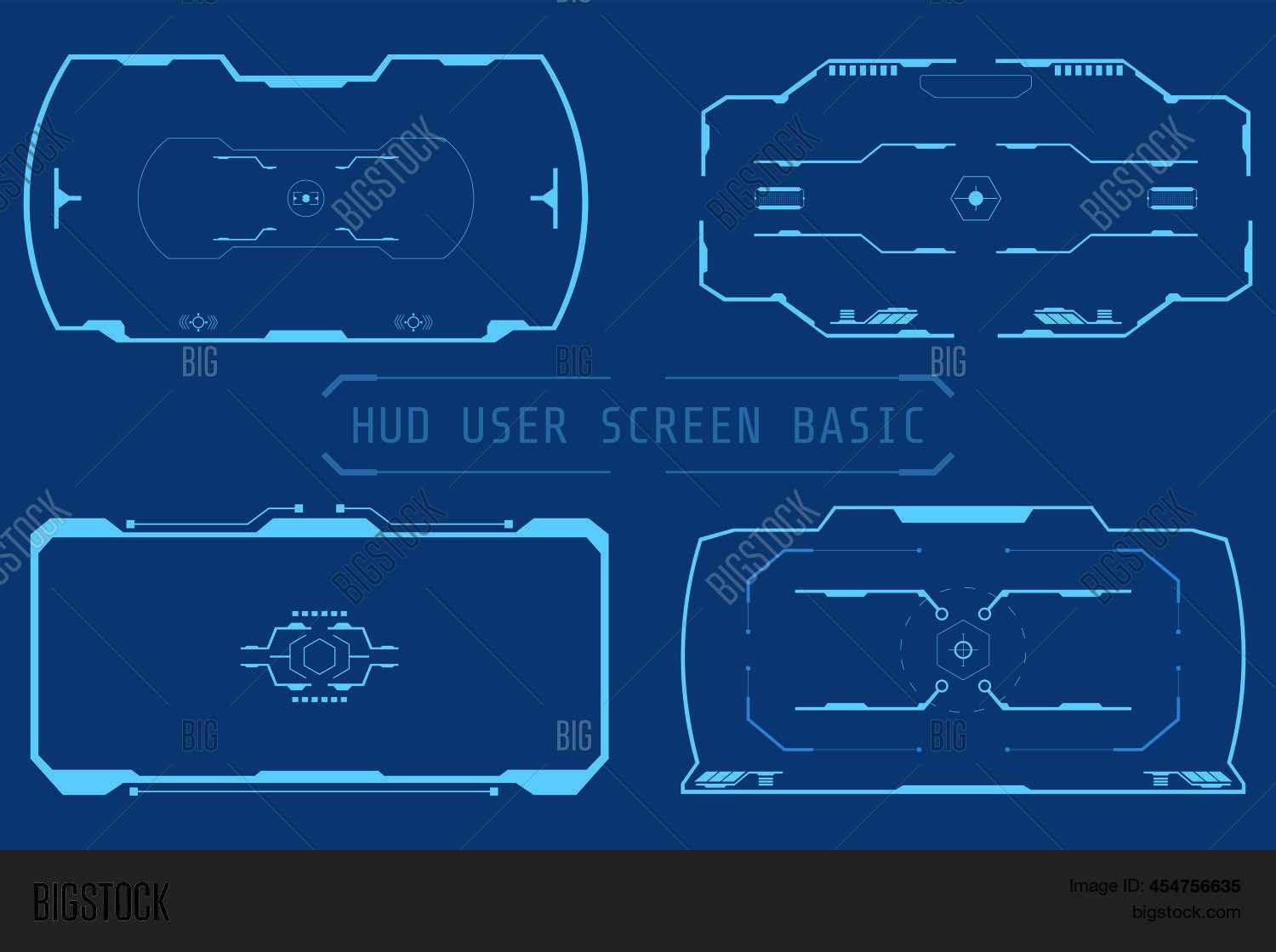 Hud Virtual Vector & Photo (Free Trial) | Bigstock