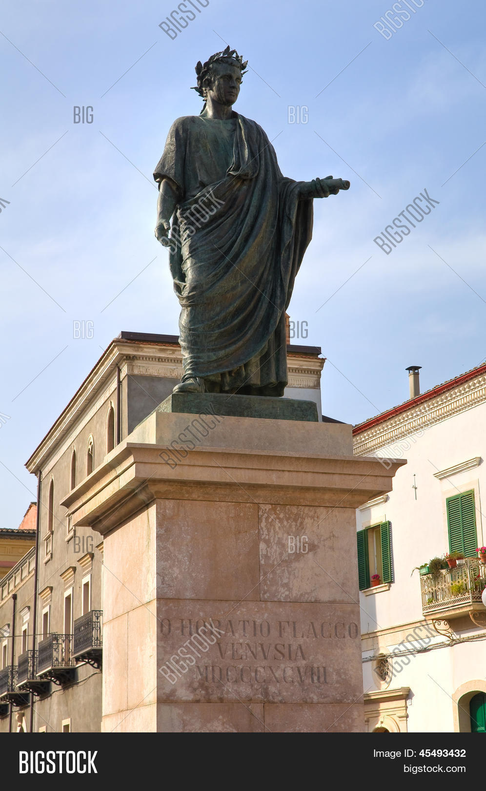 Statue Orazio Flacco. Image & Photo (Free Trial) | Bigstock