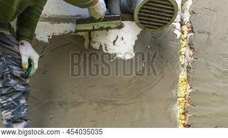 Plastering Cement Wall Image & Photo (Free Trial) | Bigstock