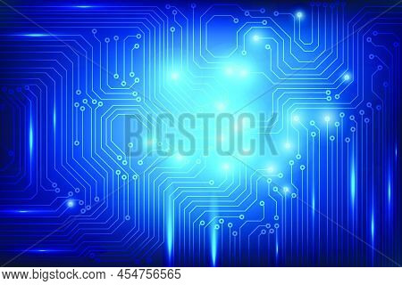 Abstract Blue Circuit Vector & Photo (Free Trial) | Bigstock