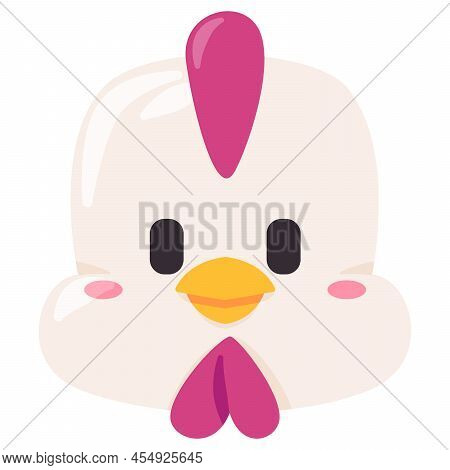 Cartoon Chicken Face