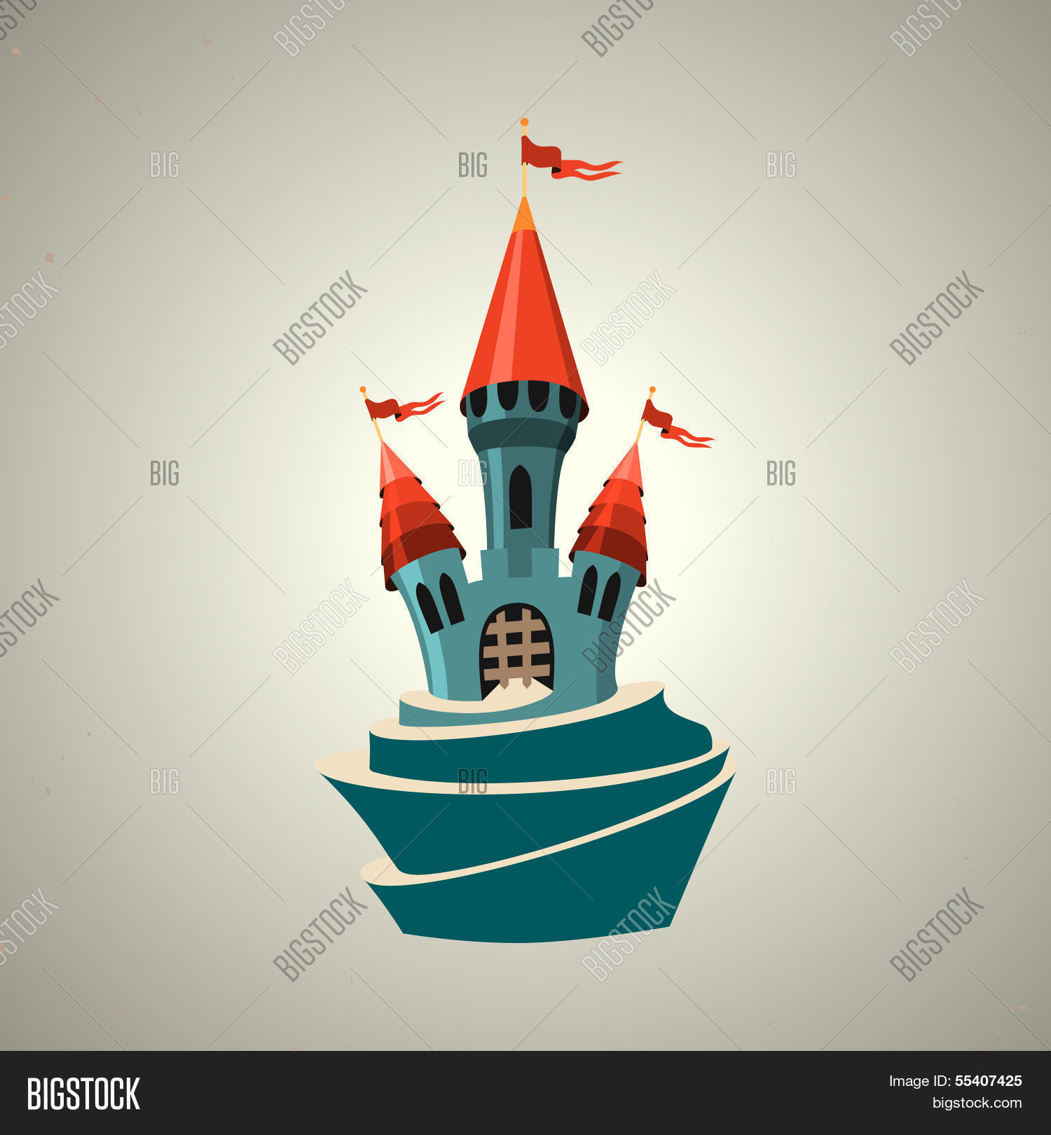 Cartoon Fortified Vector & Photo (Free Trial) | Bigstock