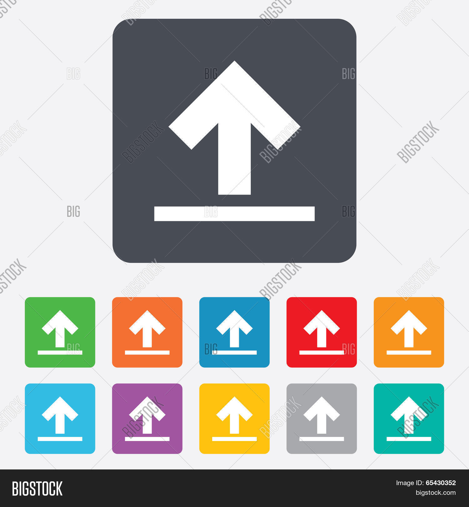 This Side Sign Icon. Vector & Photo (Free Trial) | Bigstock
