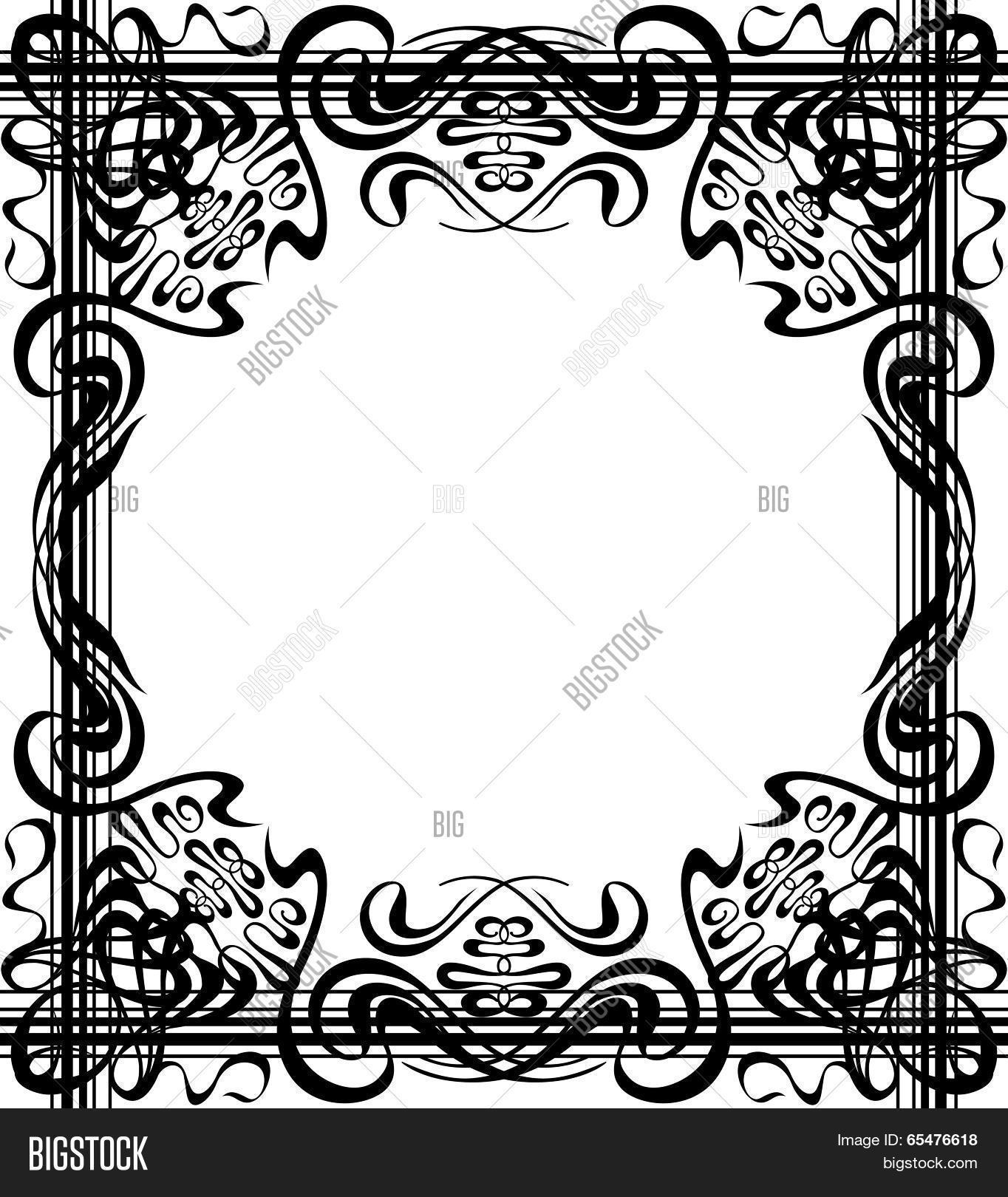 Flourishes Border Vector & Photo (Free Trial) | Bigstock