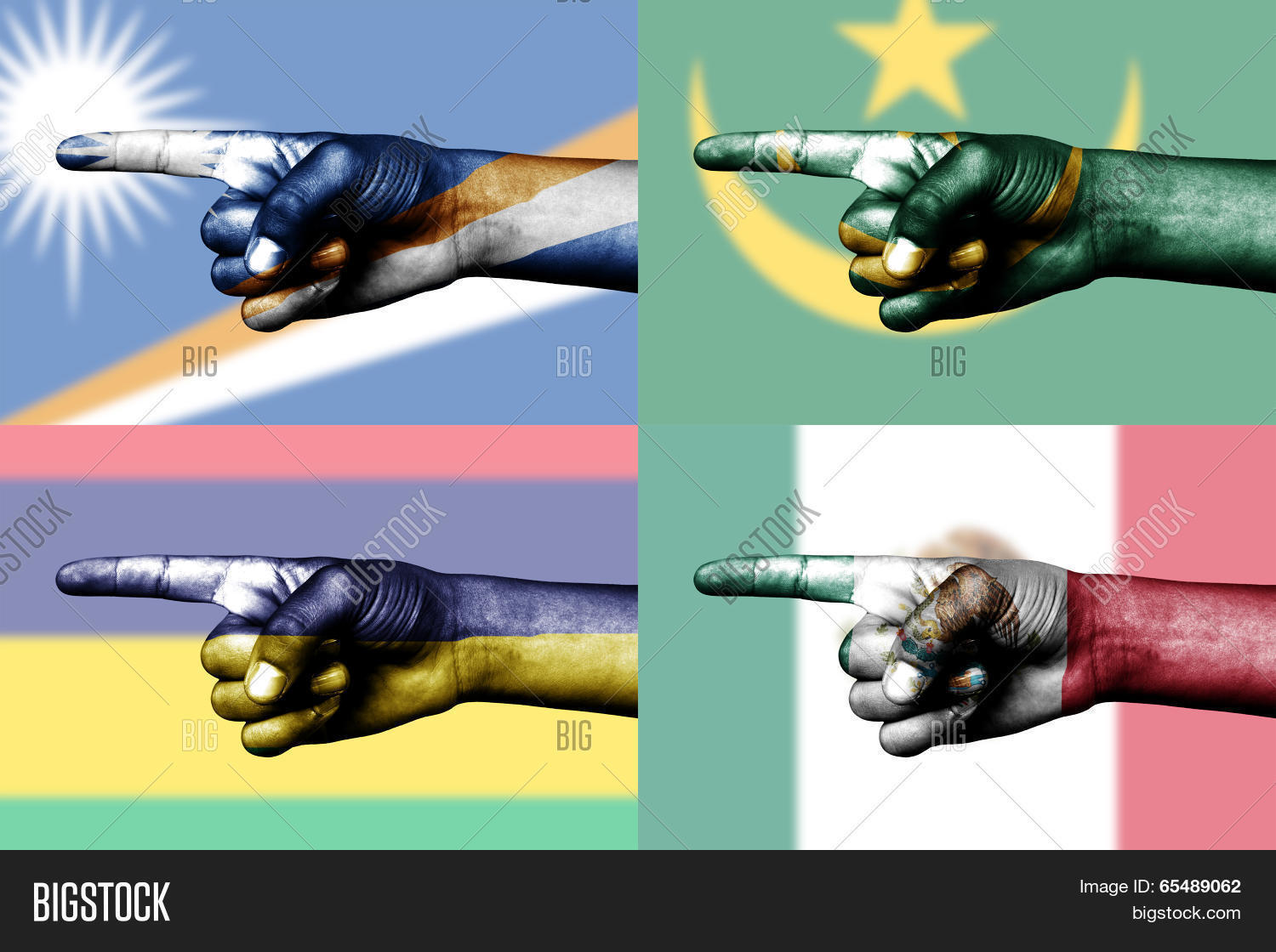 Set Pointing Finger Image & Photo (Free Trial) | Bigstock