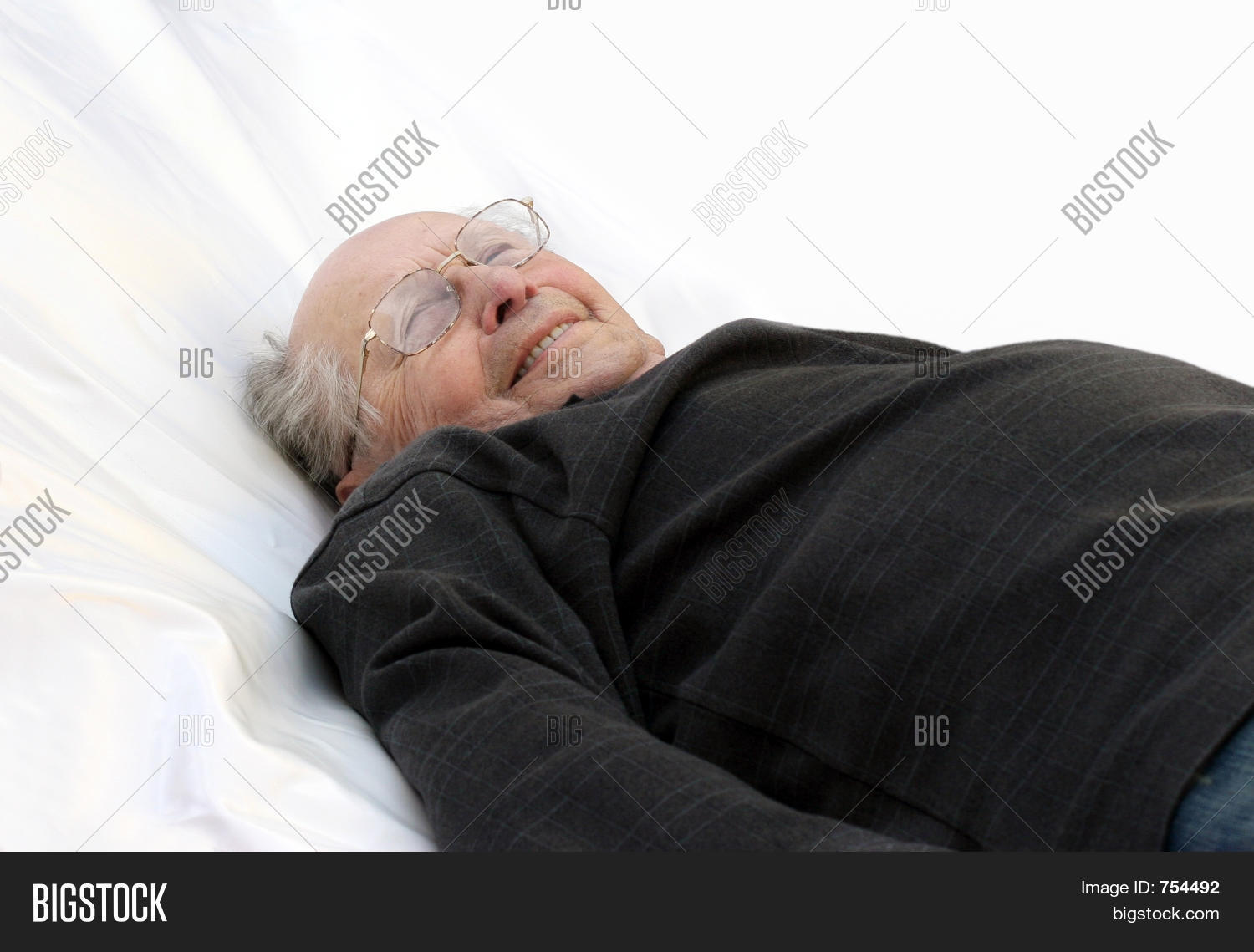 Old Man Bed Image & Photo (Free Trial) | Bigstock