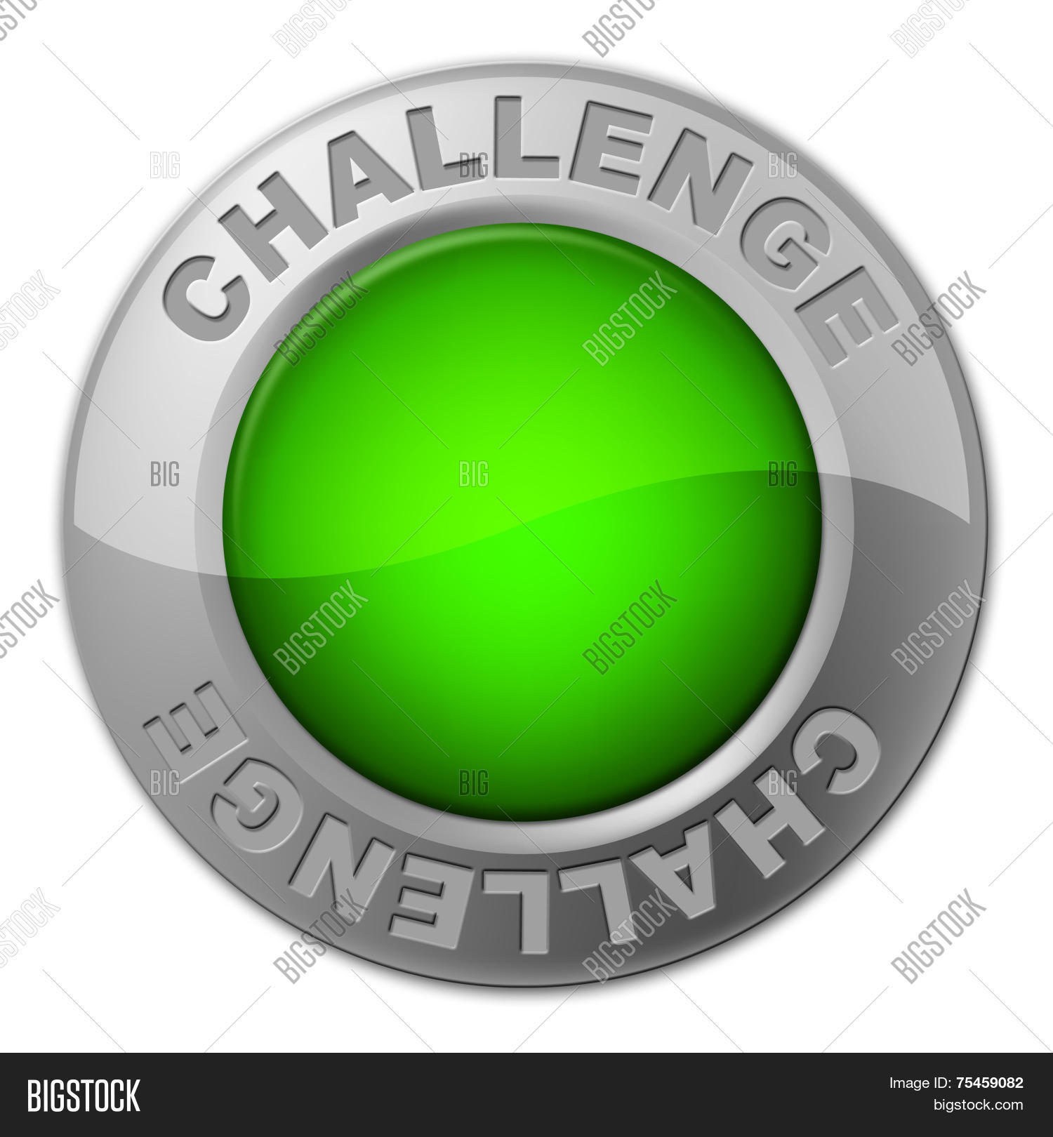 Challenge Button Image & Photo (Free Trial) | Bigstock